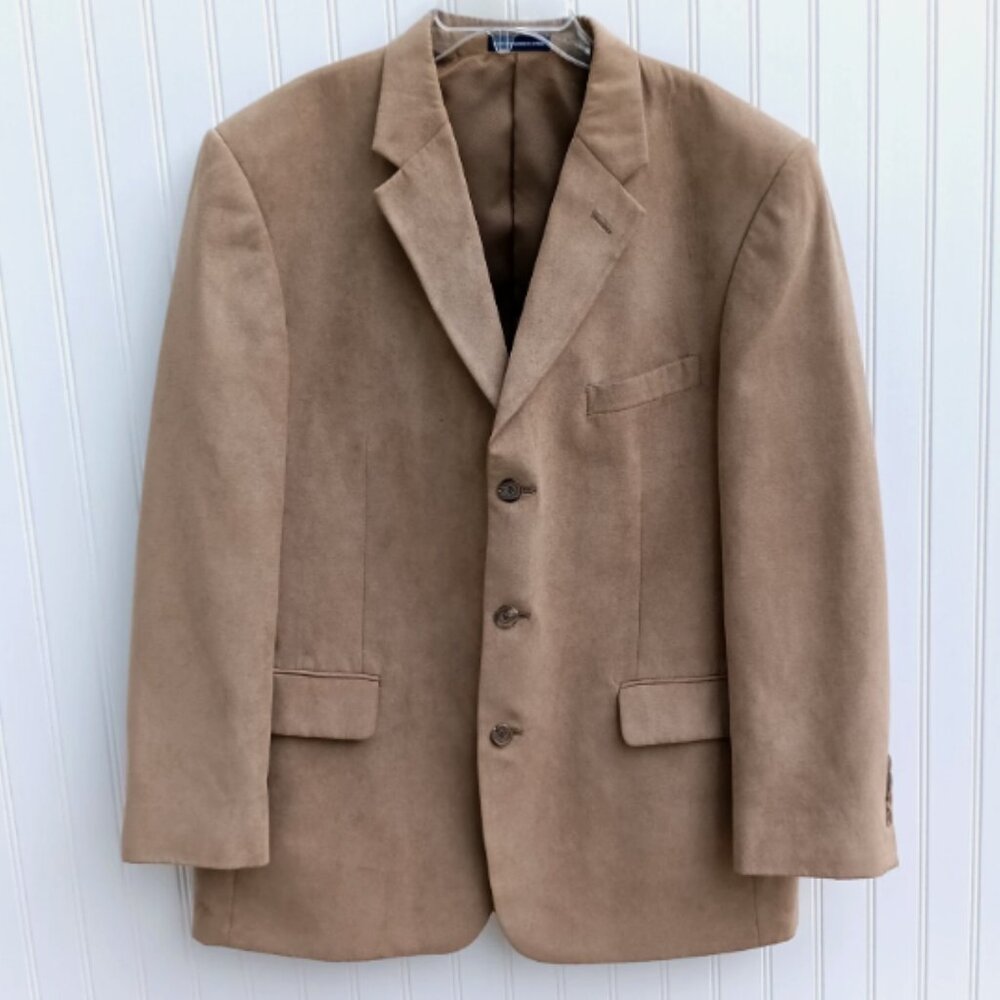 Stafford | Suits & Blazers | Stafford Jacket Mens 42r Tan Beige Soft ...